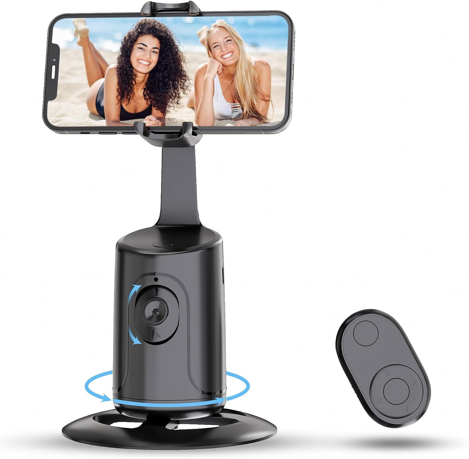 PINHEN Auto Face Tracking Tripod, 360° Rotation Auto Tracking Phone ...