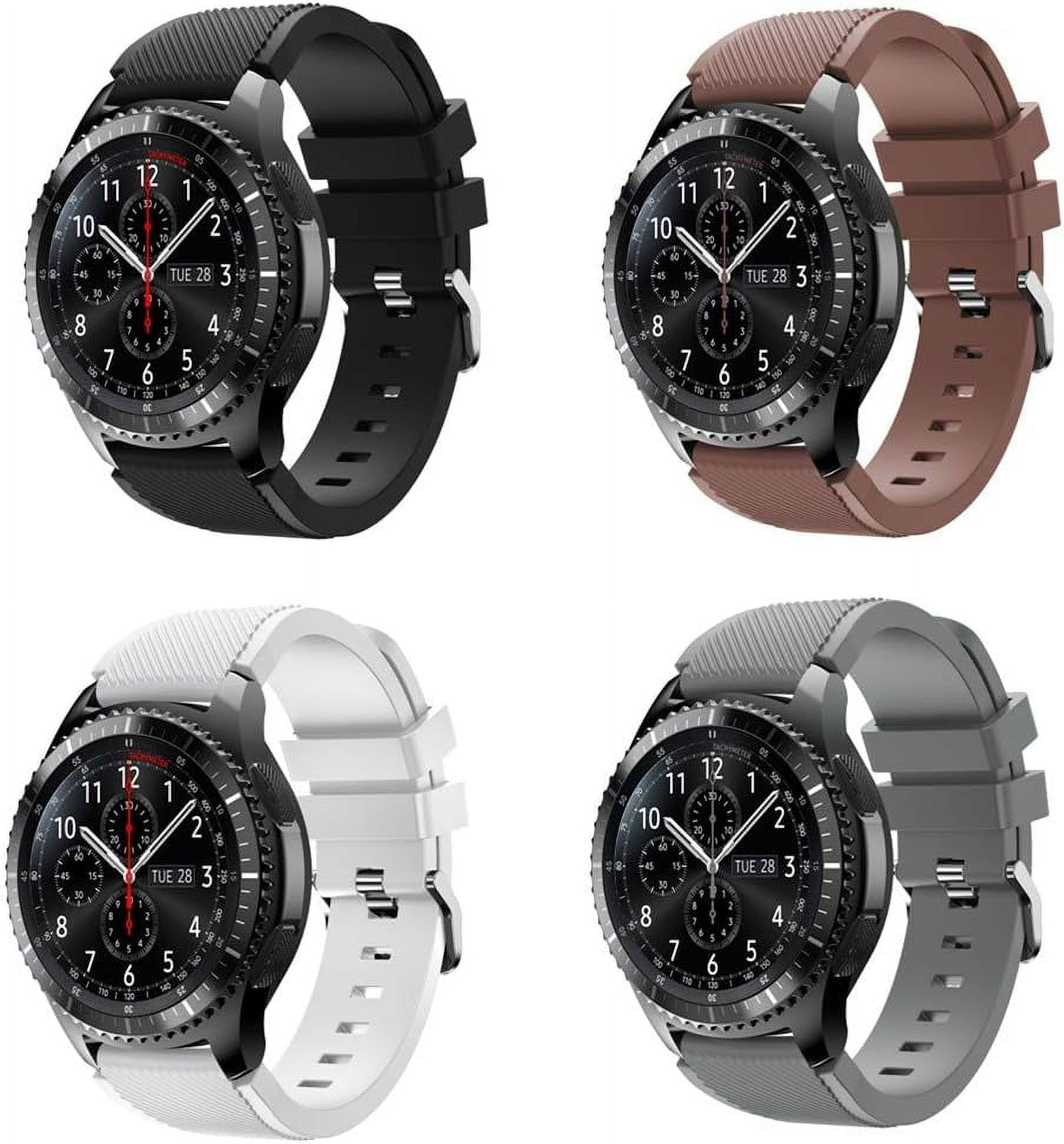 PINHEN Compatible with Samsung Galaxy Watch 46mm Bands/Gear S3 Frontier Classic Watch Band, 22mm ...