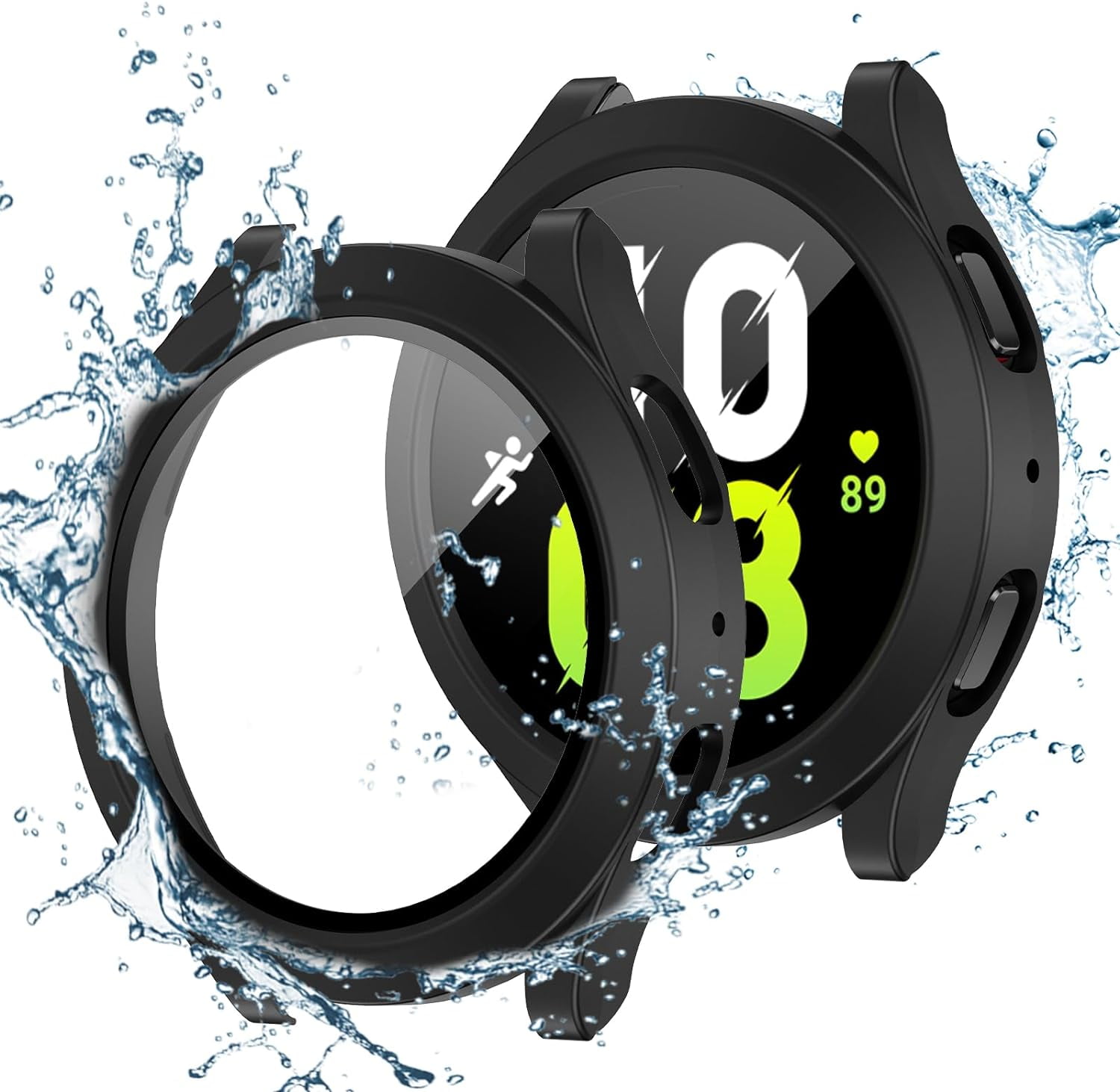 PINHEN for Samsung Galaxy Watch FE 2024 & 5 2022 & 4 2021 Waterproof ...