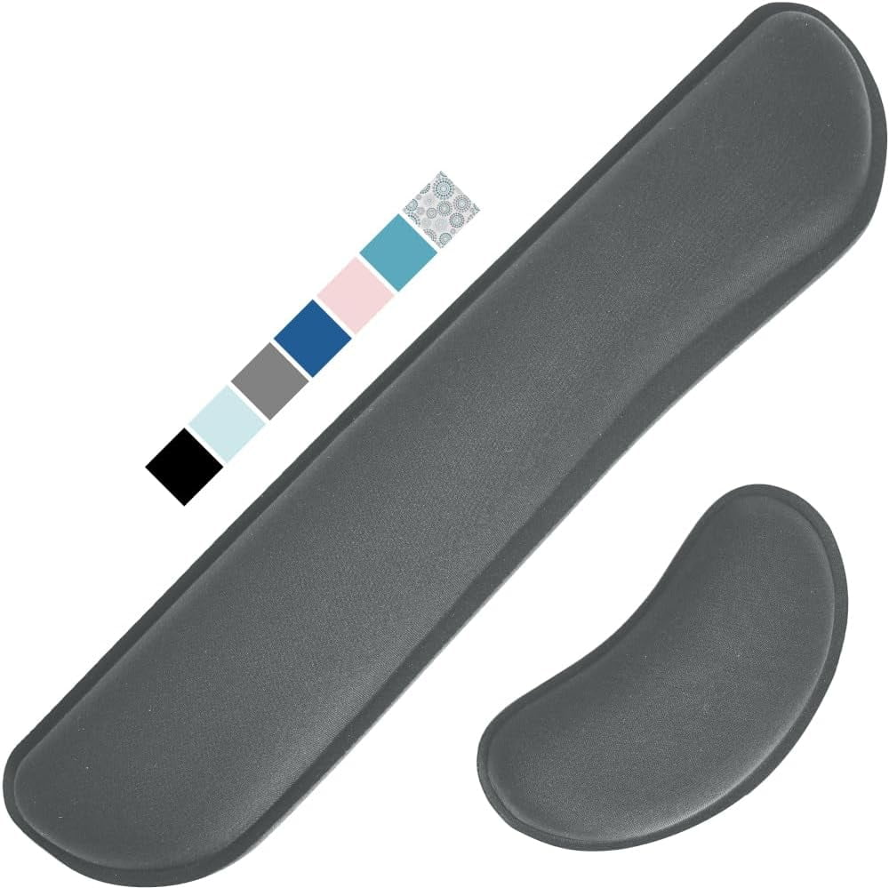 PINHEN Silky Gel Memory Foam Wrist Rest for Computer Keyboard, Mouse ...