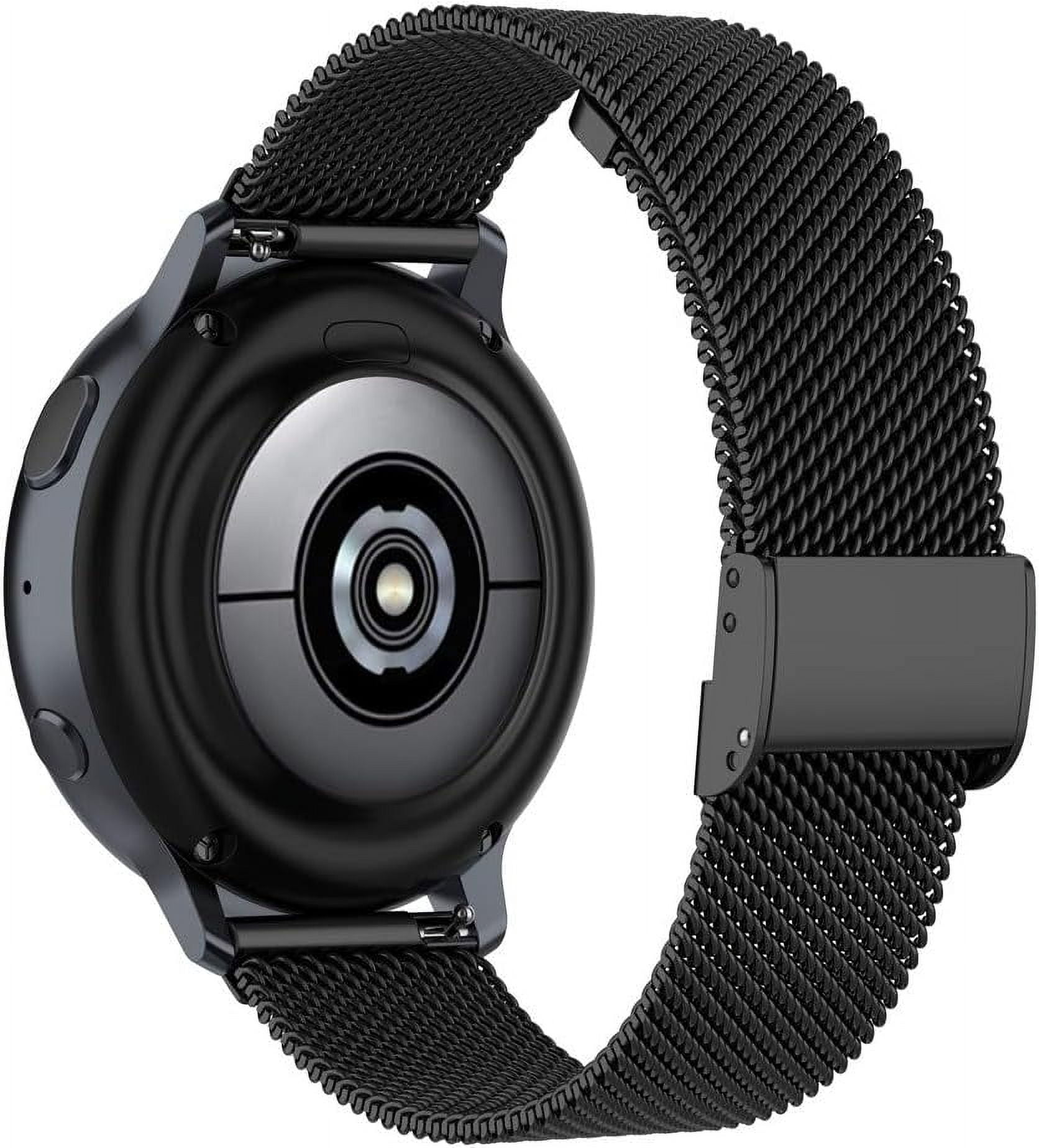 PINHEN Stainless Steel Mesh Watch Band Magnetic Absorption Loop Quick ...