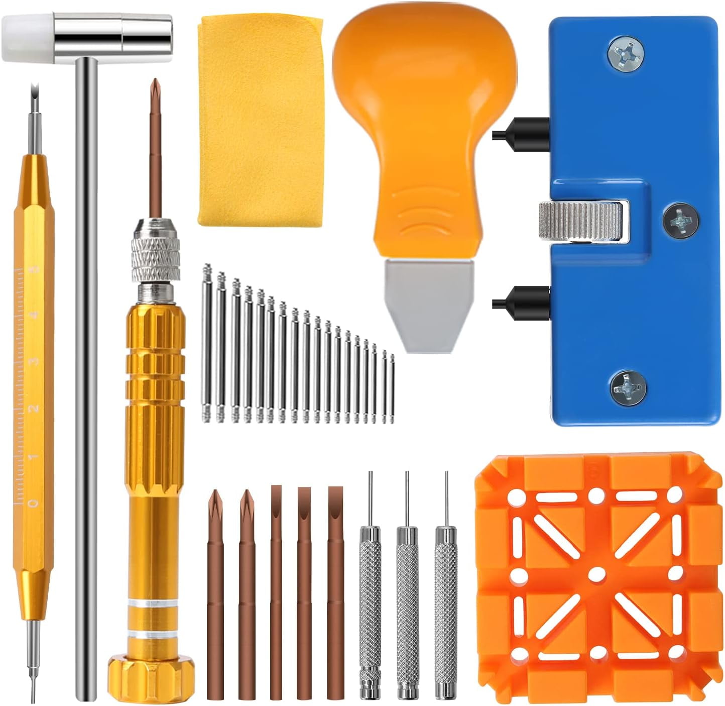 PINHEN Watch Repair Kit, Professional Watch Battery Replacement Tool ...