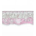 PINK 1-1/8 INCH RUFFLED LACE WITH WHITE RIBBON - Walmart.com
