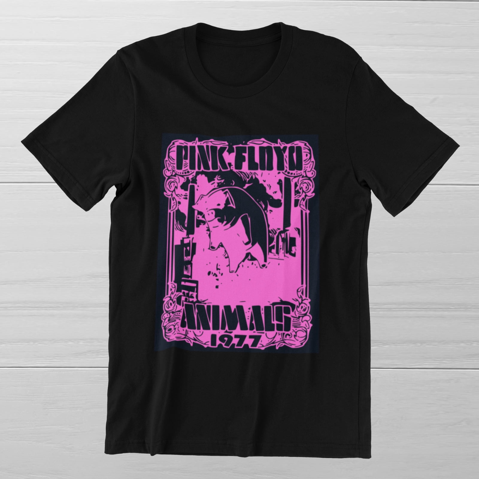 PINK FLOYD Animals 1977 T-Shirt Psychedelic Rock Band Ring Spun Cotton ...