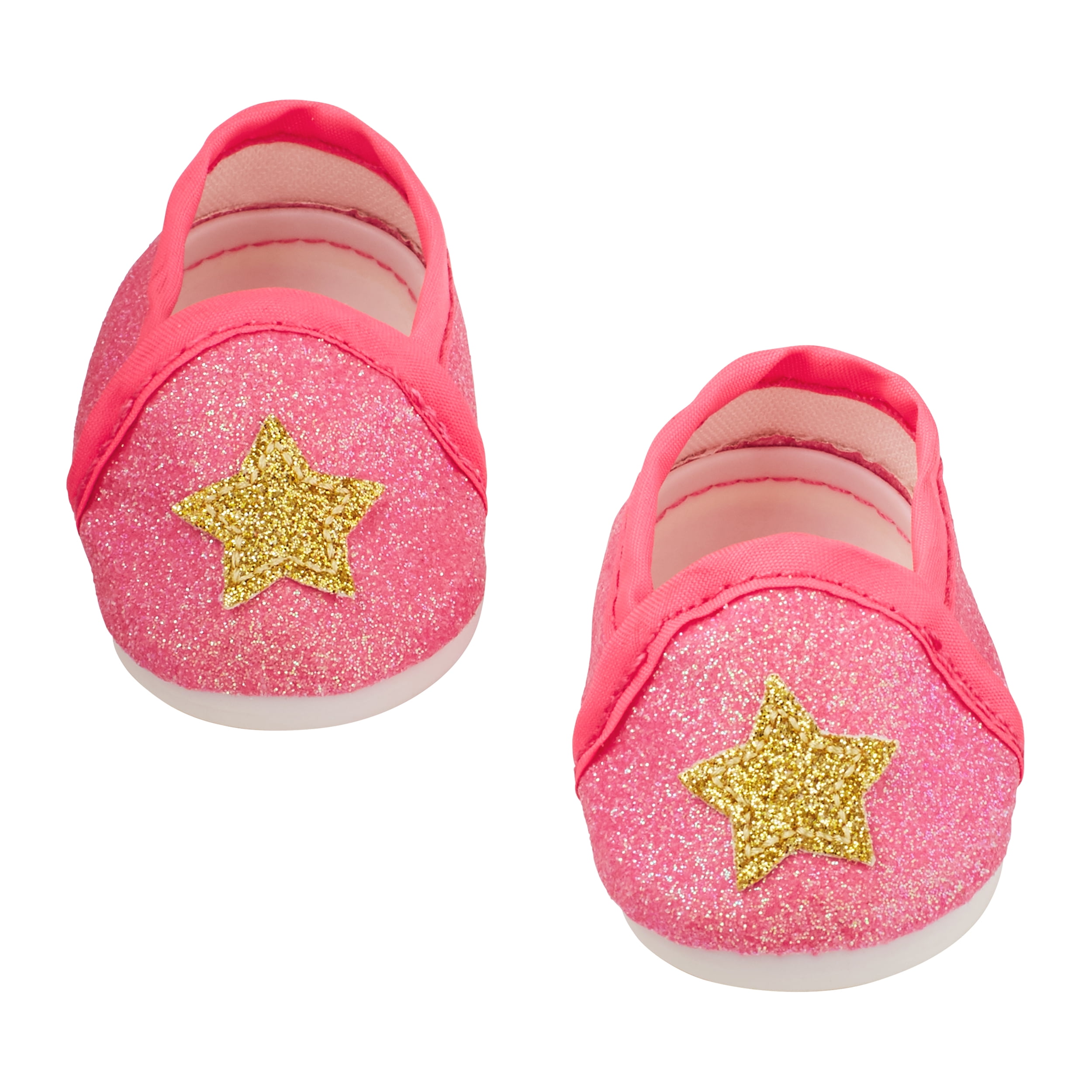 PINK GLITTER CASUAL SHOES - Walmart.com