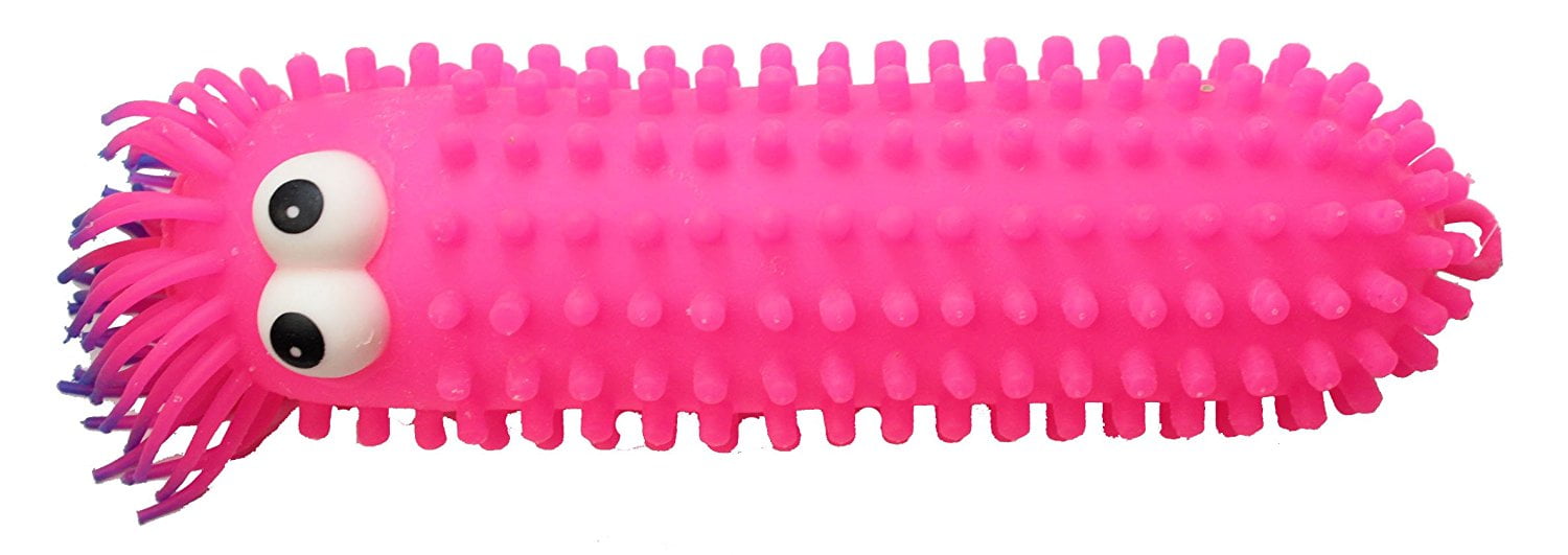 Pink Giant Sensory Puffer Worm - Decompression Toys, Sticky, Stretchy ...
