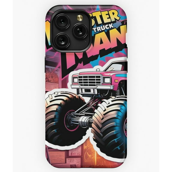 PINK MONSTER TRUCK MANIA Sticker Style Funny A7419 Phone Case for ...