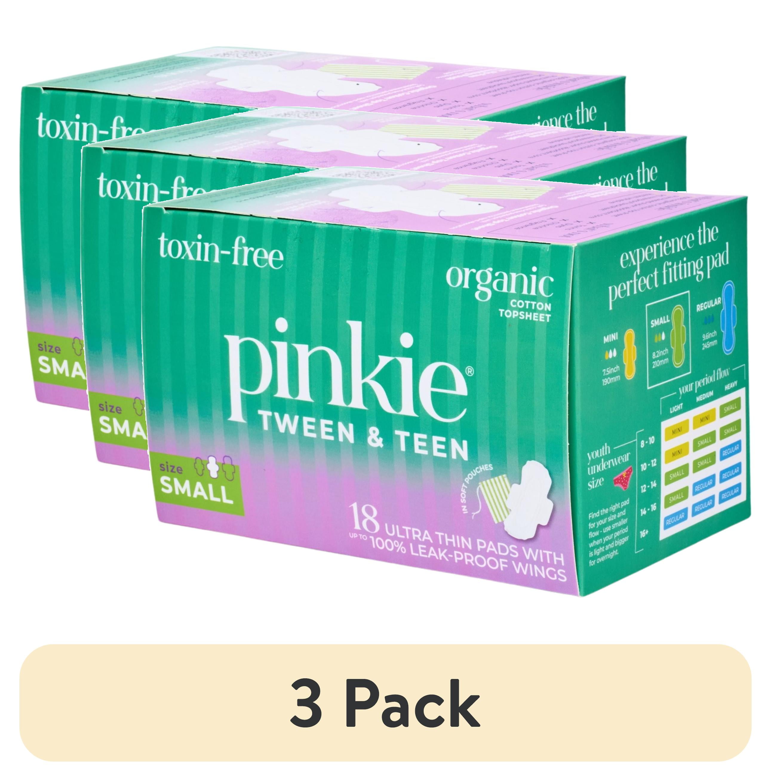 (3 pack) PINKIE Small Pads, 18ct - Walmart.com