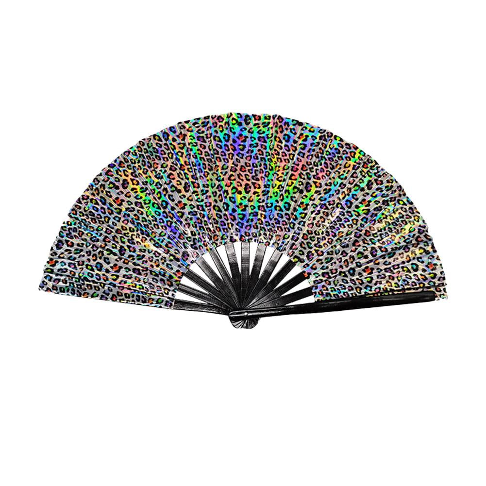 PINKMAUG Foldable Line Dance Hand Fan, Popping Sound Fan for Performers ...