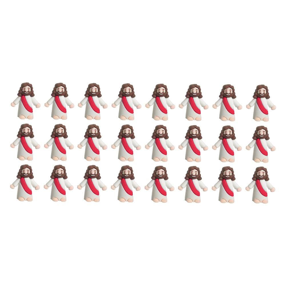 PINKMAUG Mini Jesus Figurine, Jesus Easter Decorations Jesus Figure ...