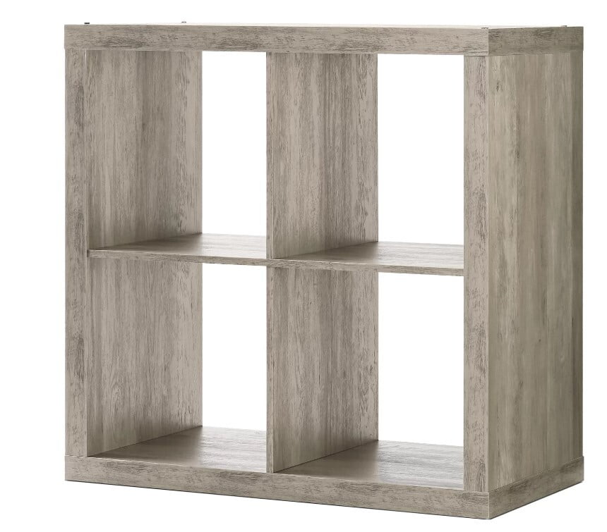 PINKYA LP Vinyl Record Storage Album Cube Organizer Display Rack Shelf ...