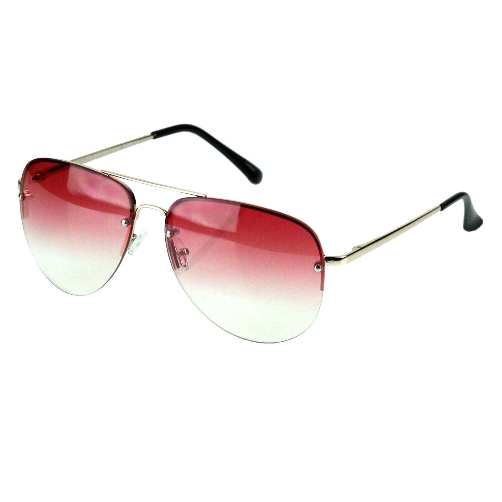 PINKYA Retro Aviator Sunglasses – Unisex Metal Frame with Gradient Lens ...
