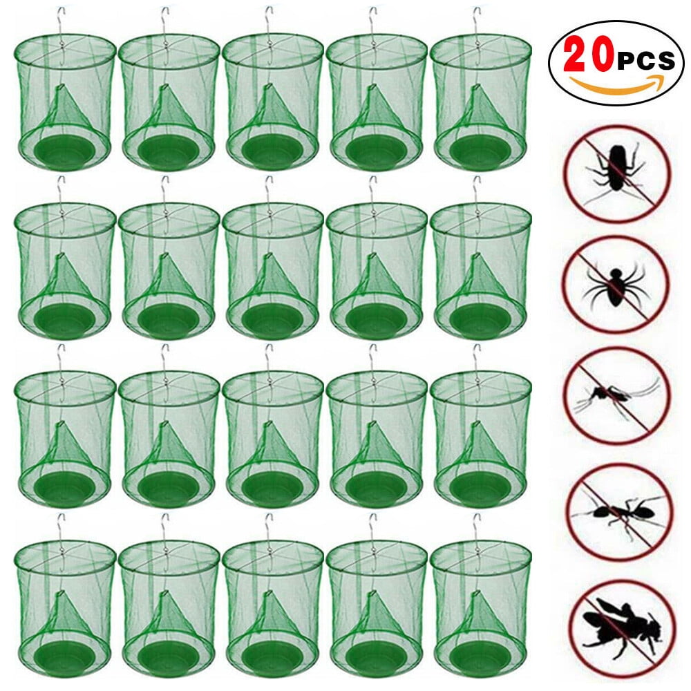 PINKYA The Ranch Fly Trap Outdoor Fly Trap - Killer Bug Cage Net ...