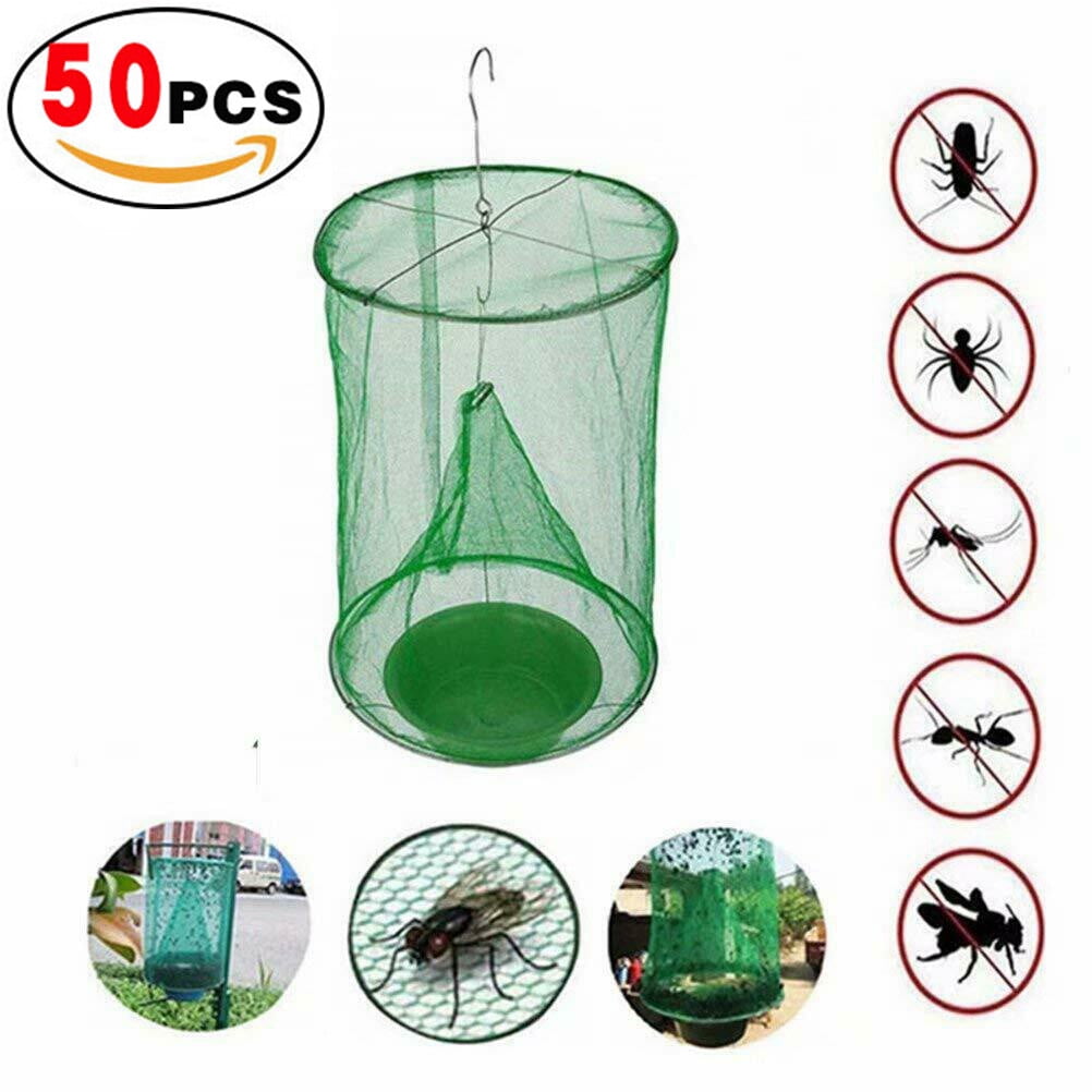 PINKYA The Ranch Fly Trap Outdoor Fly Trap - Killer Bug Cage Net ...