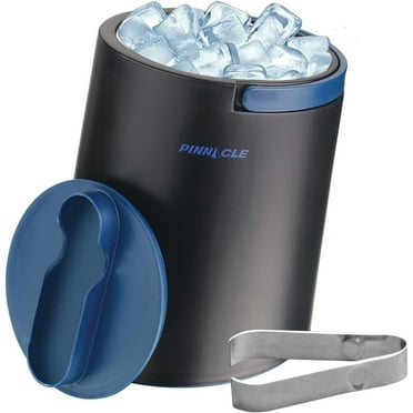 BREKX Iceberg Ice Bucket with Lid & Scoop Insulated Stainless Steel ...