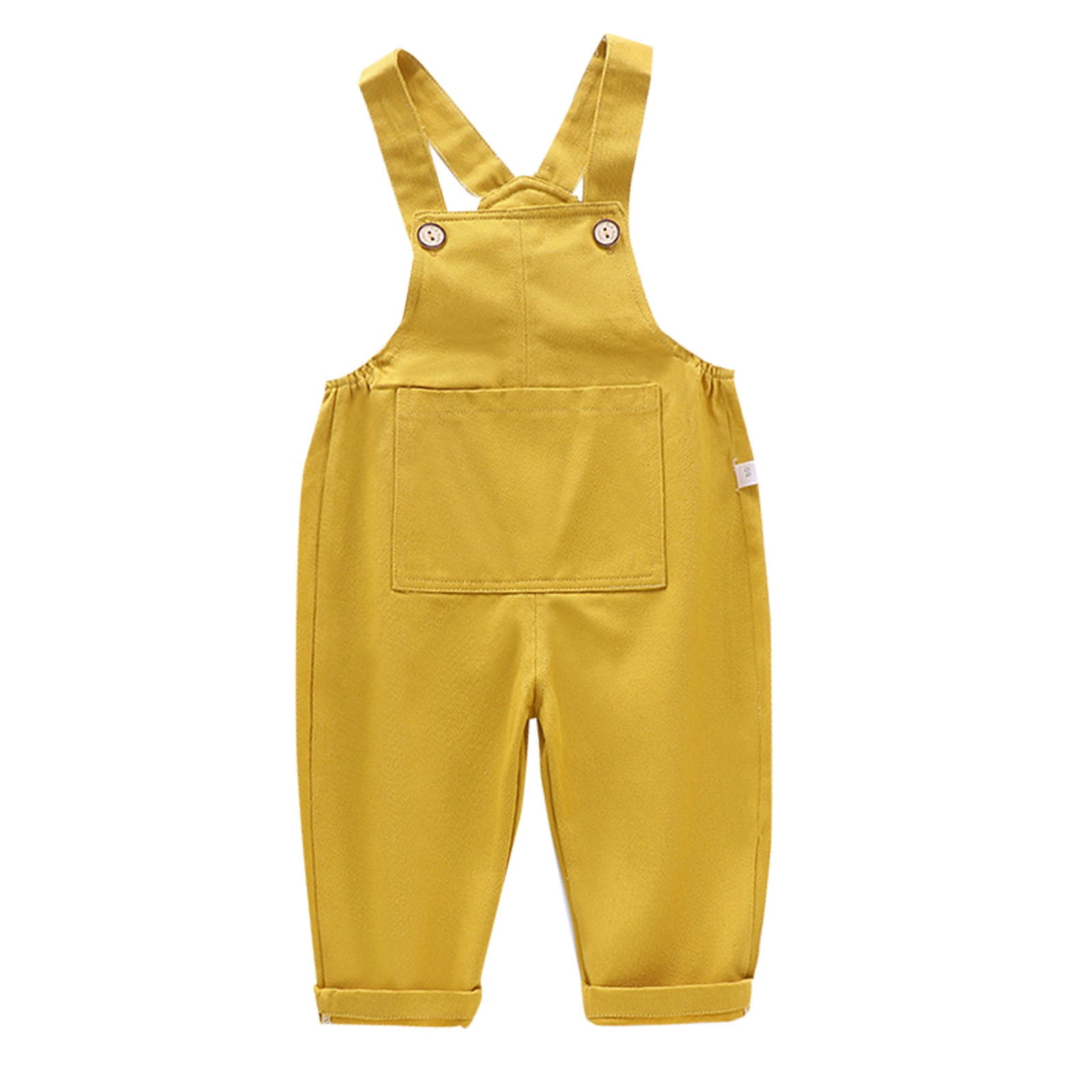 PINQI Baby Boys Girls Solid Color Overalls Clearance Unisex Baby Cotton ...