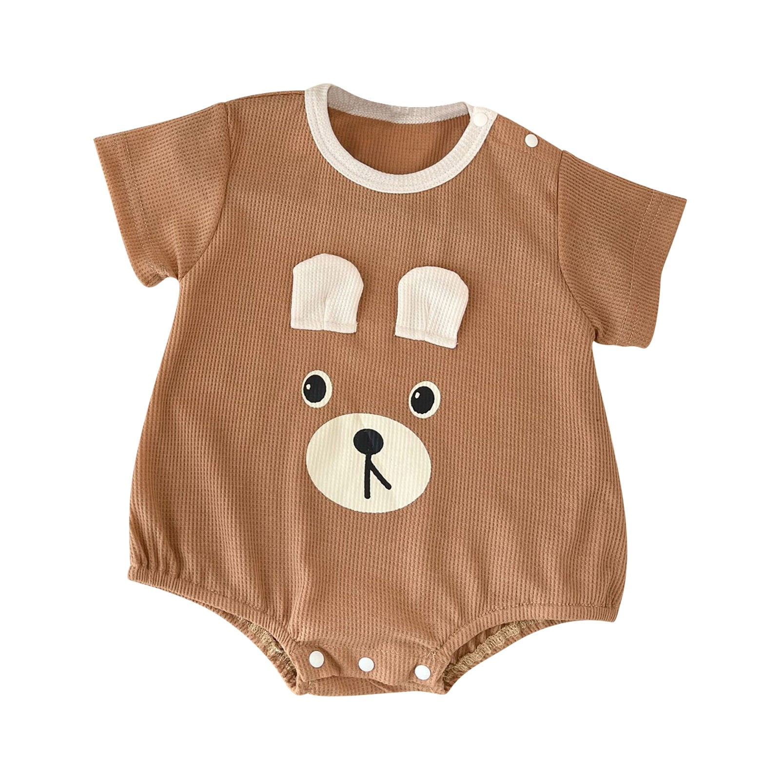 PINQI Beach Clothes for Baby Short Sleeve Cute Trend Shoulder Buckle ...