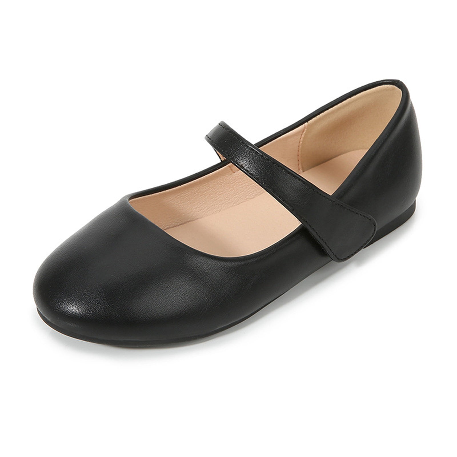 PINQI Girls Mary Jane Ballerina Flat Dress Shoes for Toddler Kids ...