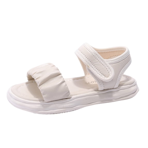 PINQI Girls Sandals Butterfly School Party Flat Sandal Anti-Slip Open ...