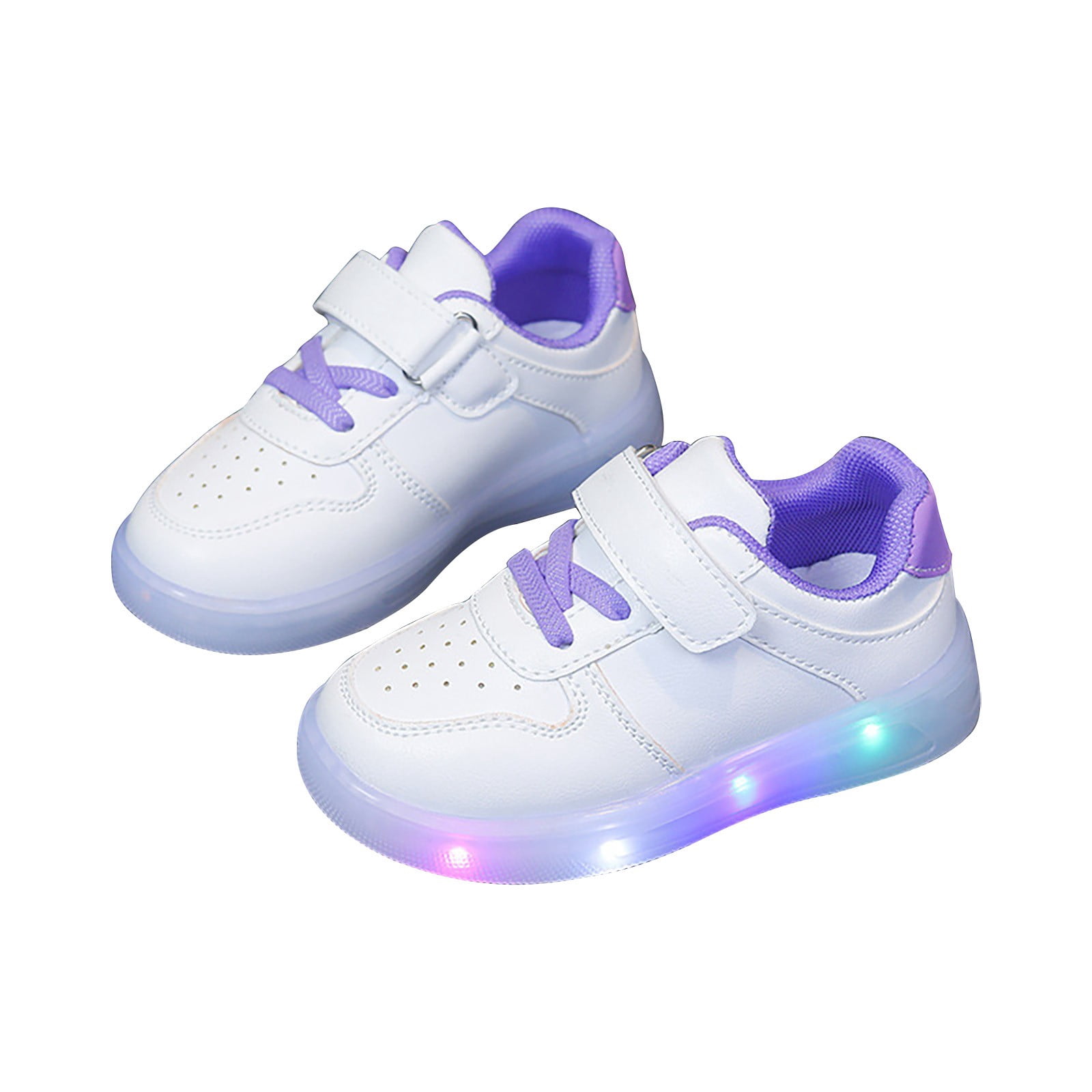 PINQI Kids Light Up Sneakers LED Flashing Tennis Shoes for Boys Girls ...