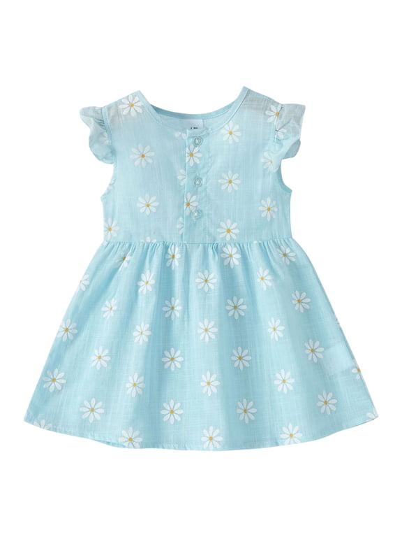 Tween Girls Dresses Size 8 Years-9 Years Short Sleeve Prints Princess ...