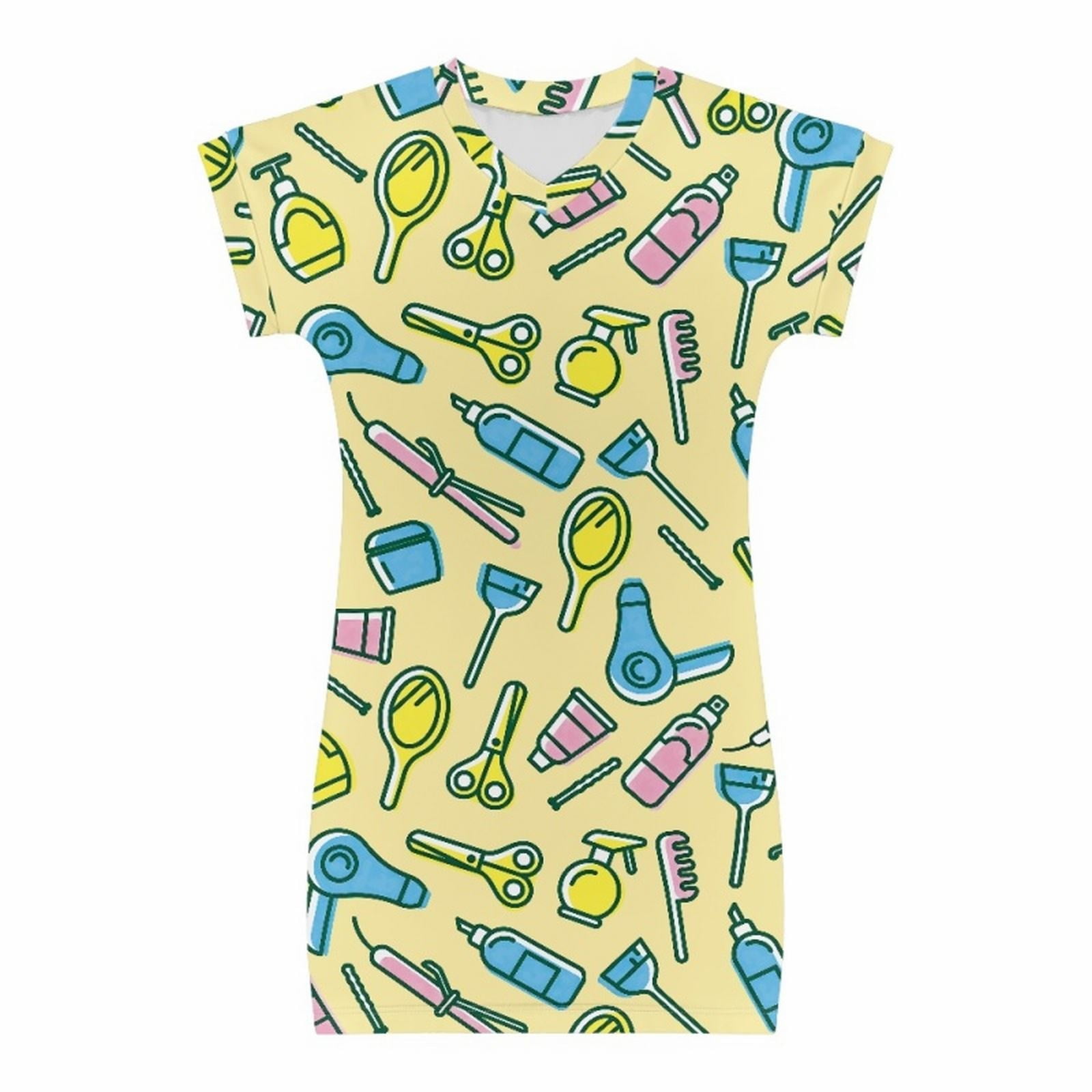 PINQI Princess Dresses for Children Toddler Girl Short Sleeve Crewneck ...