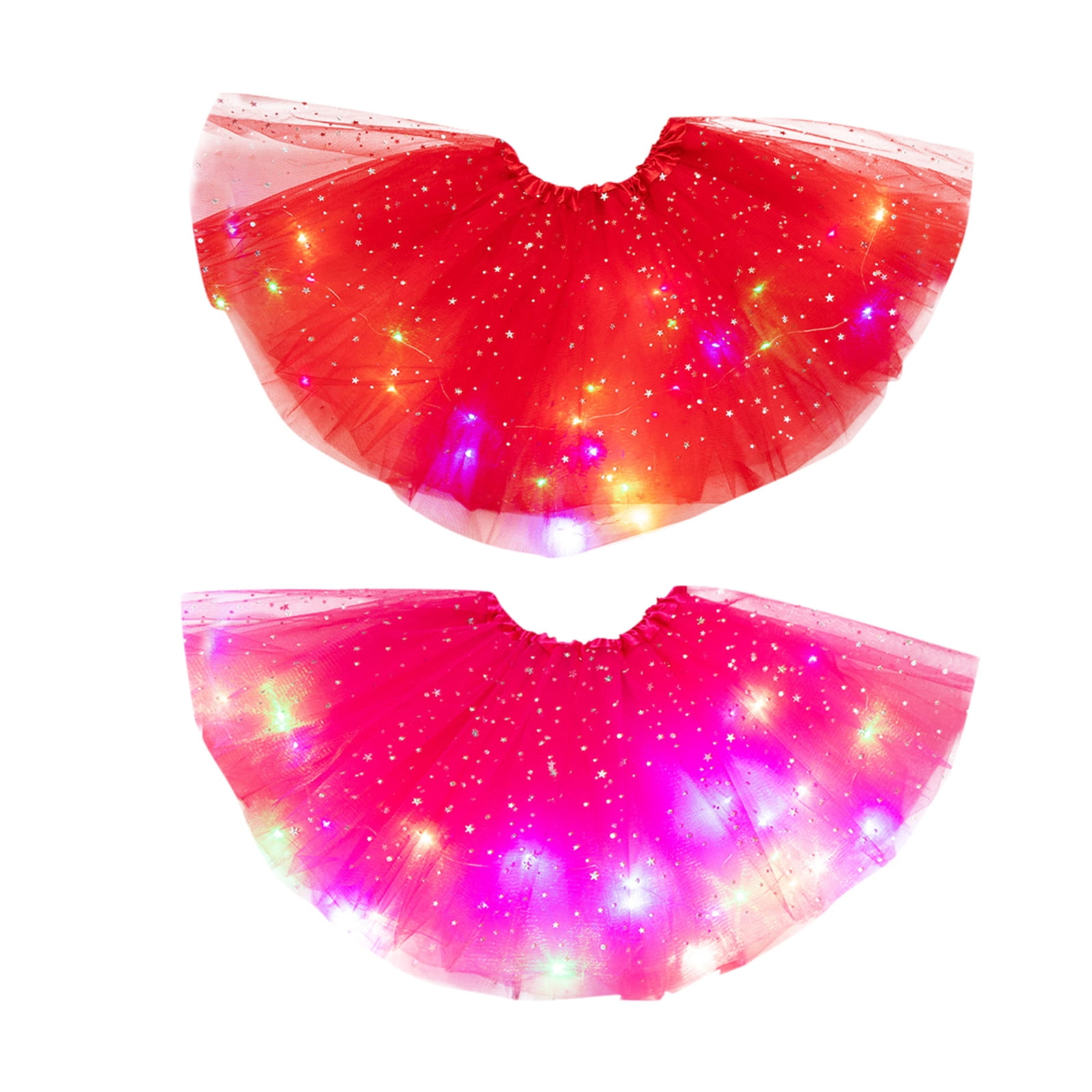 PINQI Pull On Skirt for LED Tutu Skirts for Baby Girl,Light up Tulle ...