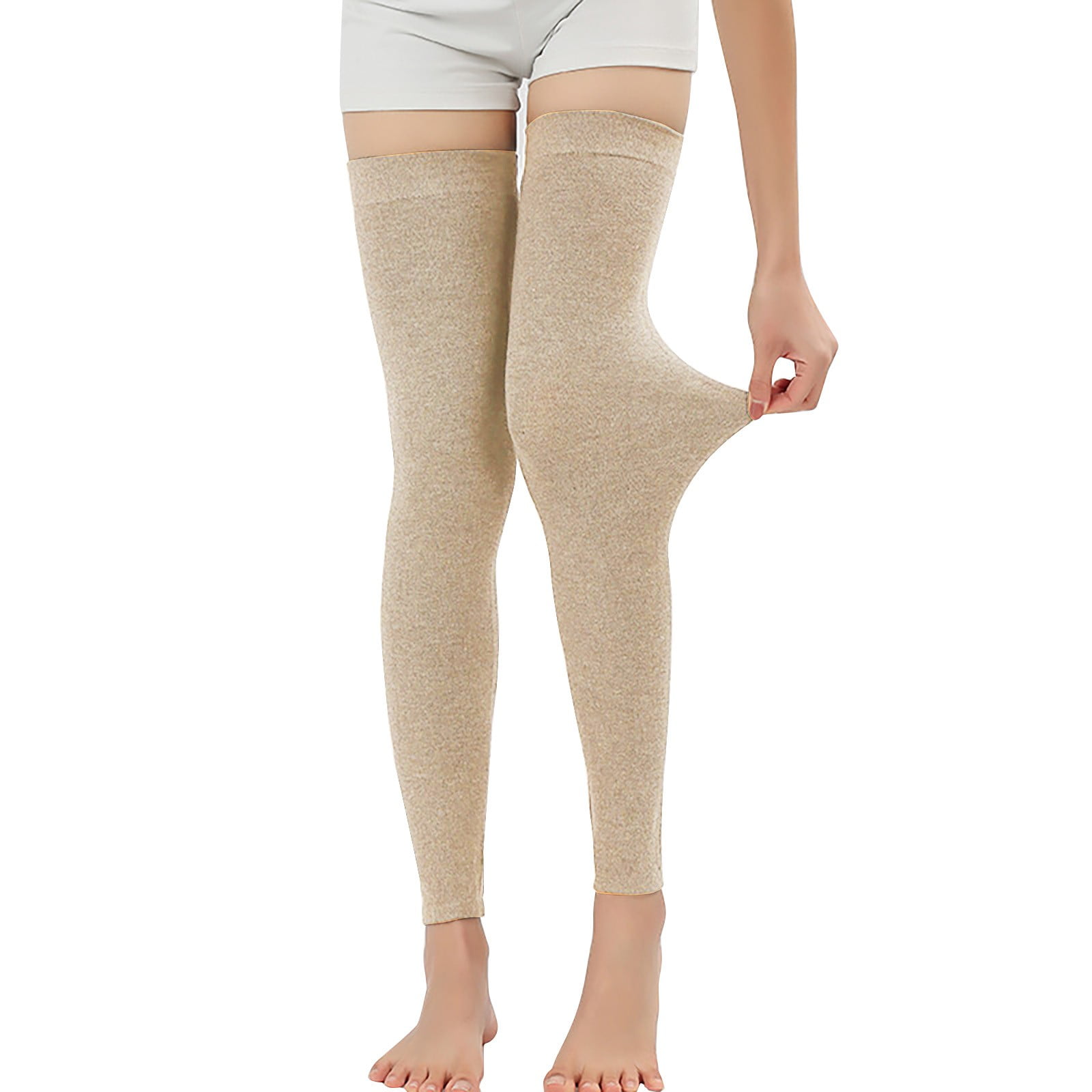 PINQI Thigh High Compression Stockings Footless Compression Socks for ...
