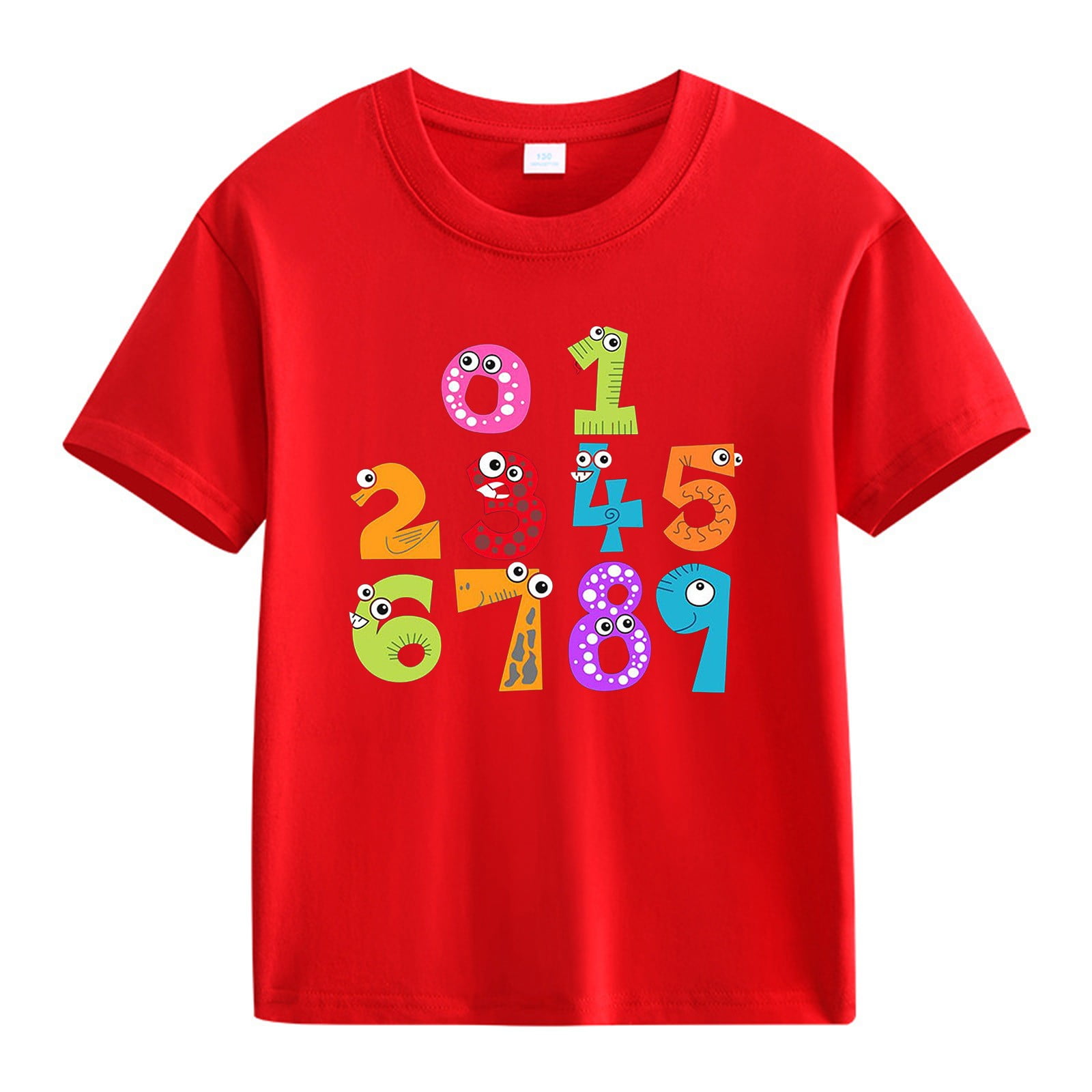 PINQI Children Holiday Blouse Number Day Girls and Boys Kids Short ...