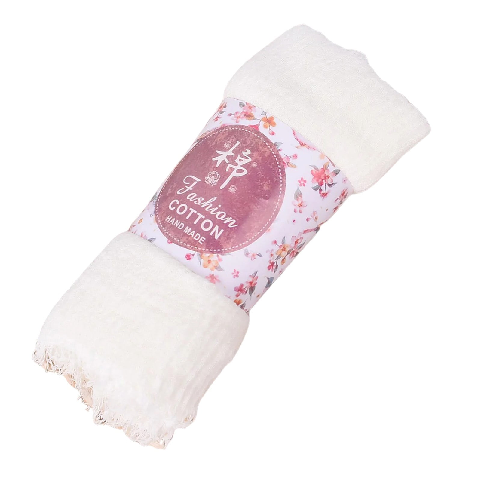 PINQI Women Soft Shawls Large Size Breathable Cotton and Linen Scarf ...