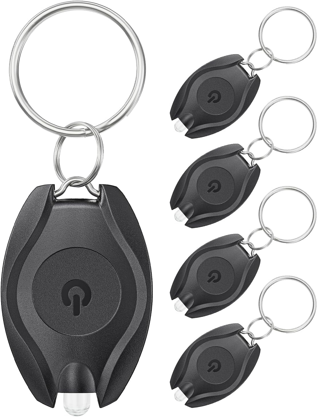 PINSAI 4 Pack LED Keychain Flashlight Mini LED Keychain Light 14 Lumen ...