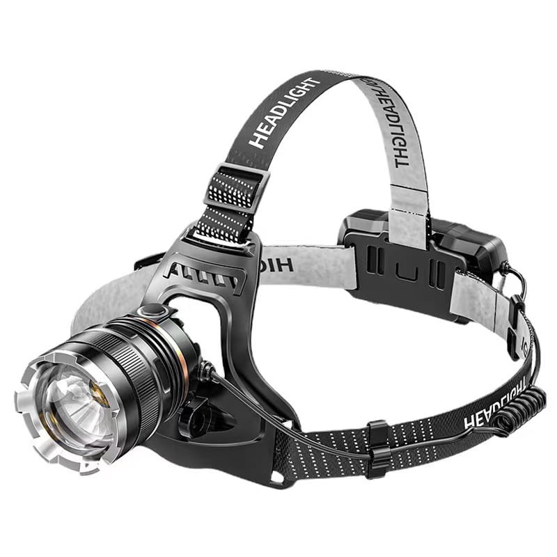 PINSAI Headlamp Rechargeable 12H Long Battery Life Super Bright LED ...