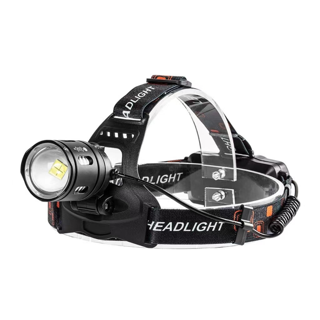PINSAI LED Rechargeable Headlamp Super Bright Head Lamp 3 Lighting ...