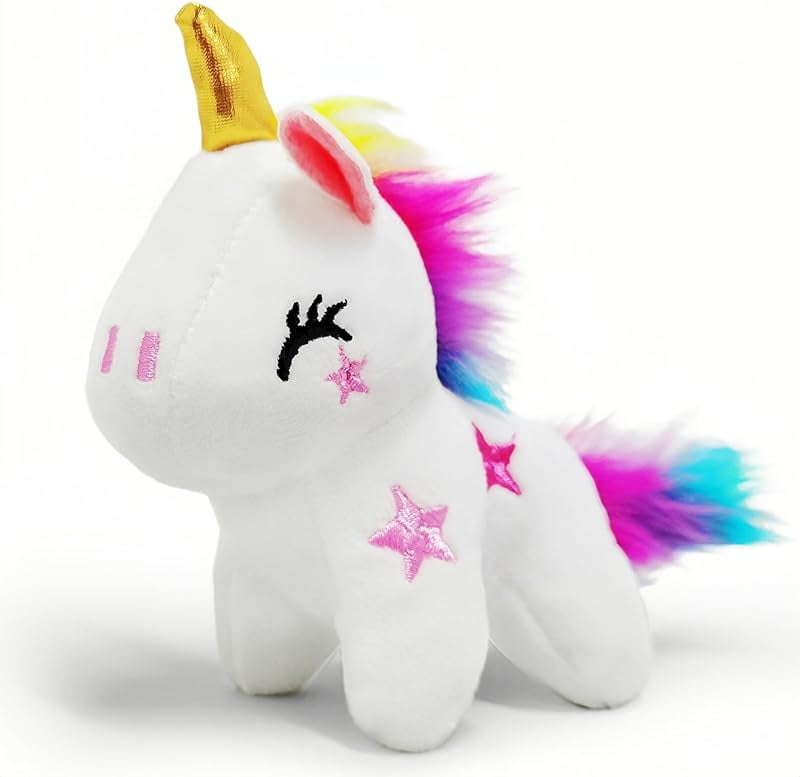 PINSAI White Unicorn Stuffed Animals, Kawaii Plush for Girls and Boys ...