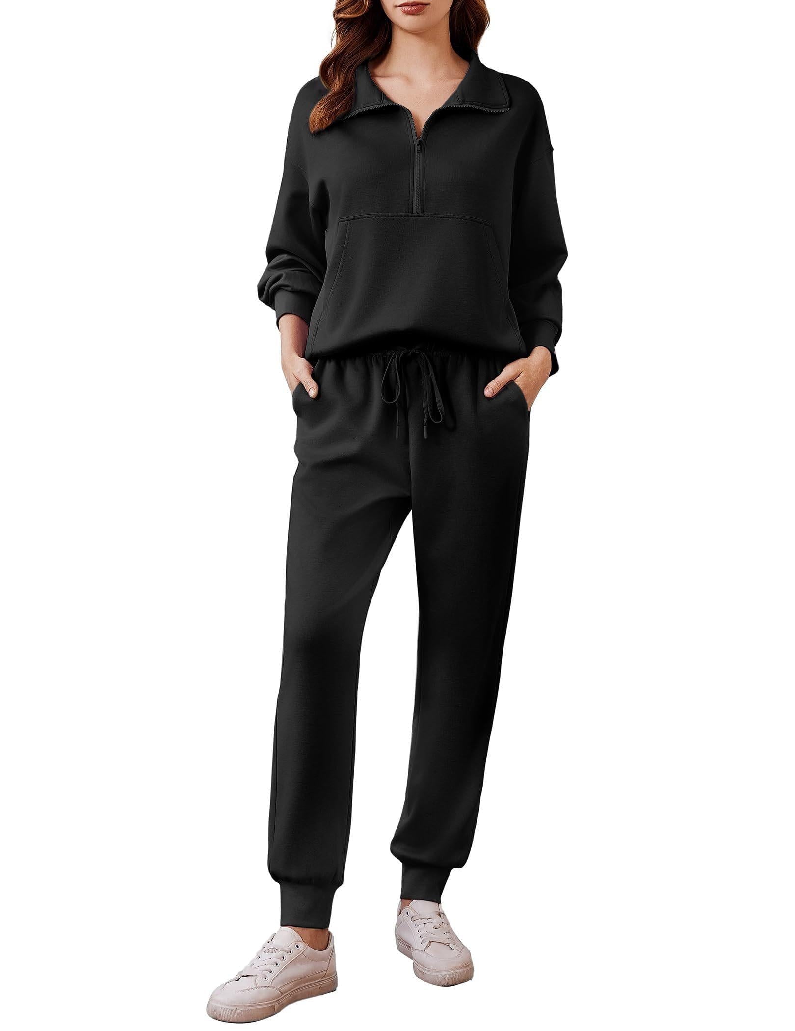 Pinspark 2 Piece Outfits for Women 2025 Fall Travel Outfits Long Sleeve ...