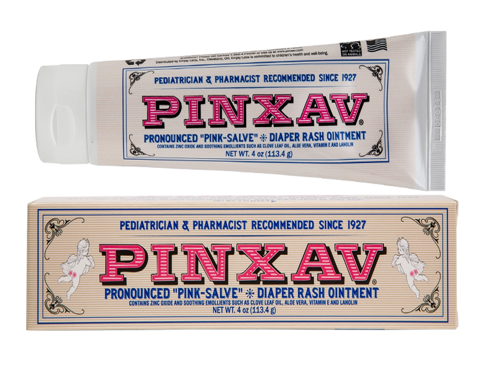 PINXAV Newborn Baby Diaper Rash Ointment 4 oz. Preventive Paste Tube ...