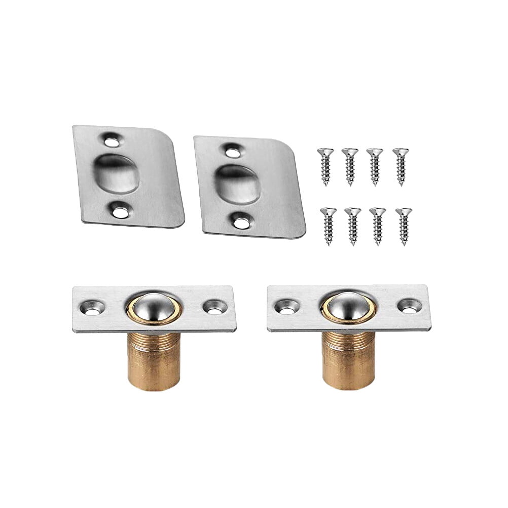 PINXOR, Durable Closet Ball Door Catch with Strike Plate Stainless ...