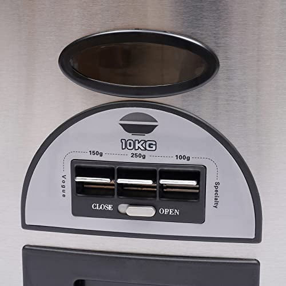 PIOJNYEN Auto Rice Dispenser Container, Stainless Steel Rice Storage ...