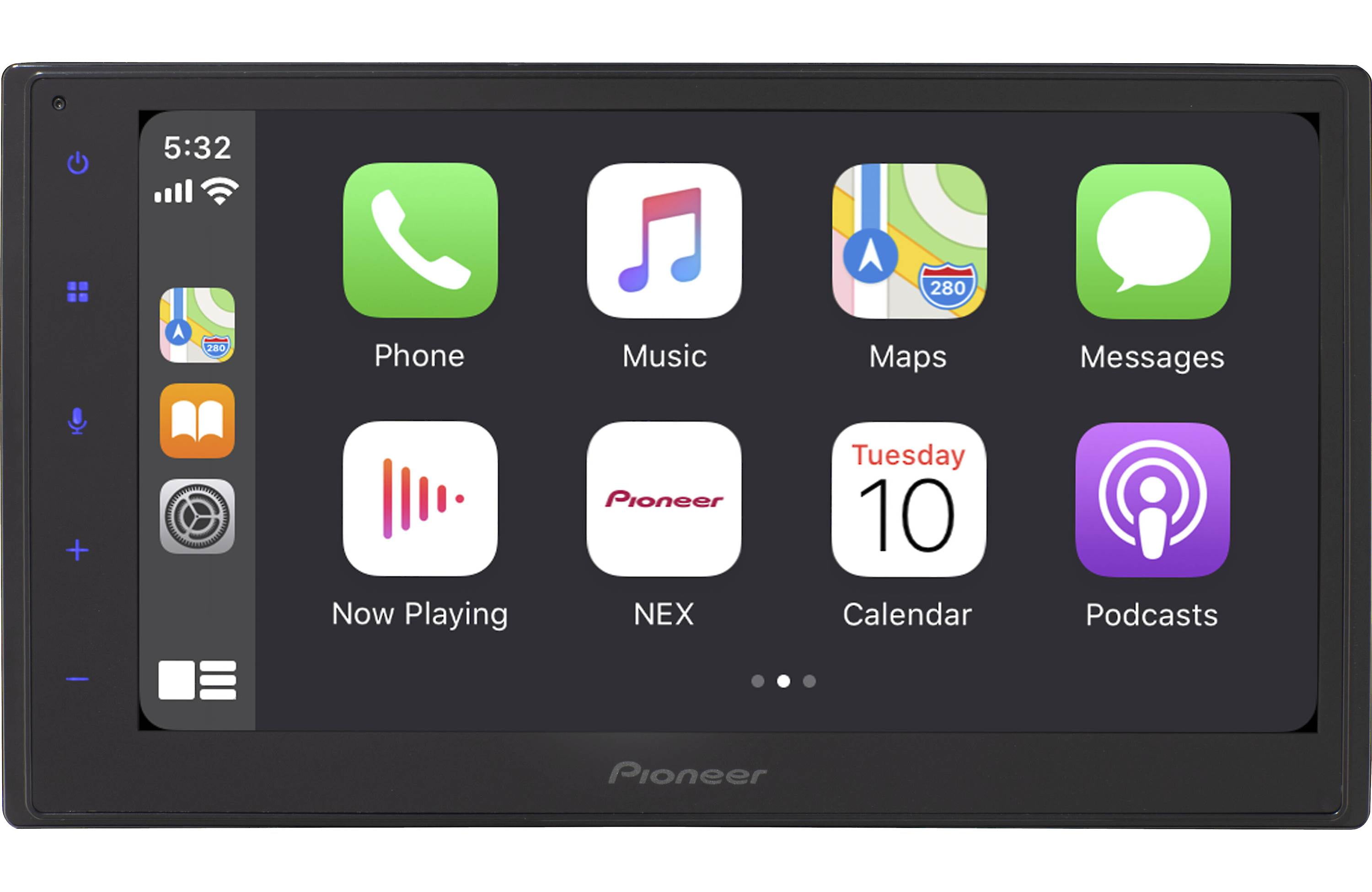 PIONEER DMH-1770NEX Double DIN Bluetooth 6.8" In-Dash Car Stereo, Radio Unit - Walmart.com