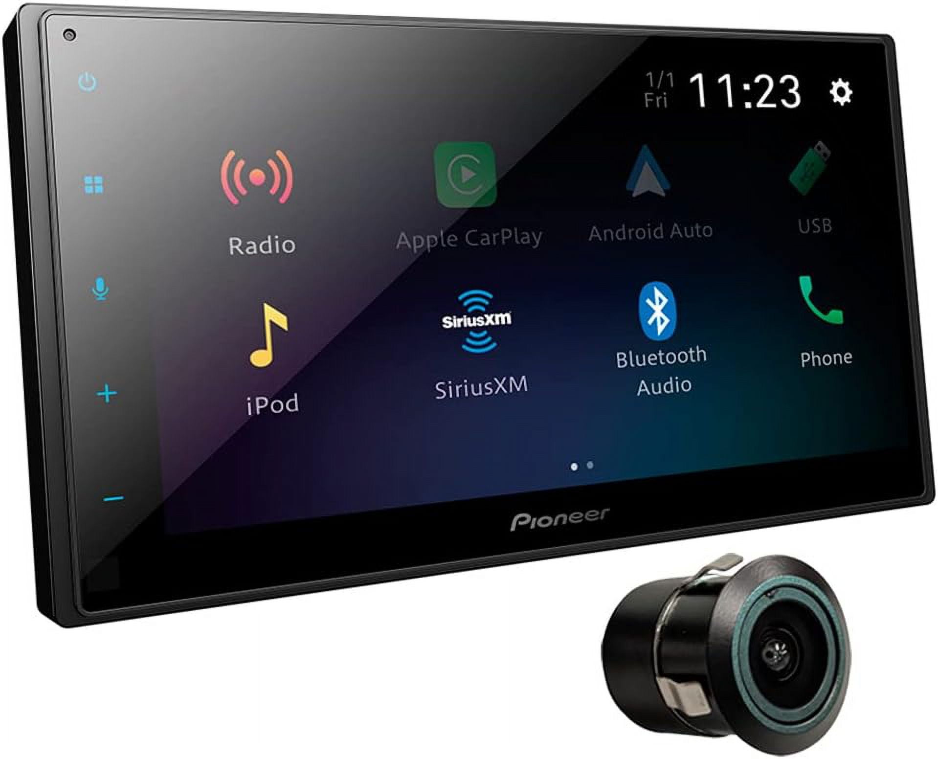PIONEER DMH-1770NEX Double DIN Bluetooth 6.8" Mechless Receiver + Backup Camera - Walmart.com