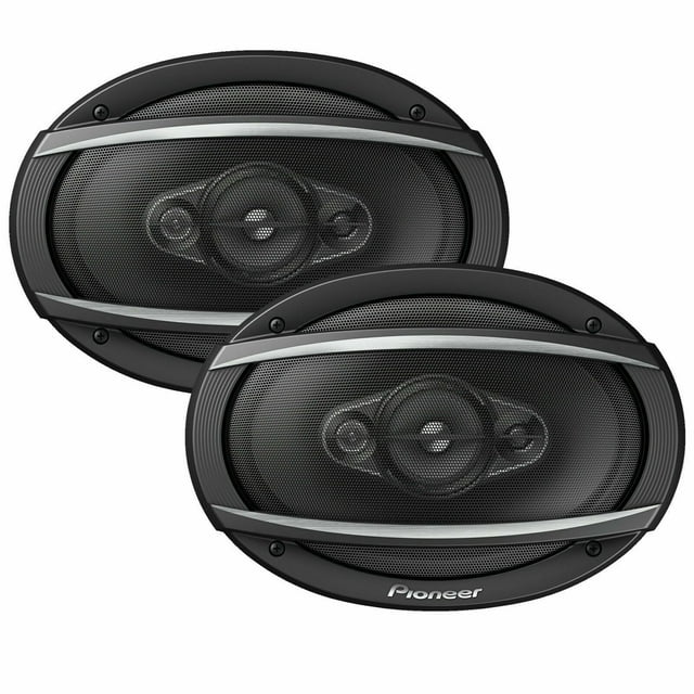 PIONEER TS-A6960F 450W MAX 6" X 9" 4-WAY 4-OHM STEREO COAXIAL SPEAKER (1 PAIR) - Walmart.com