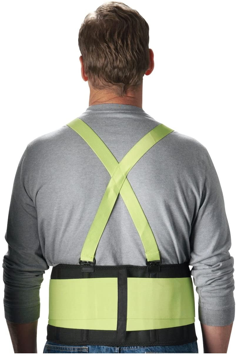 PIP High Visibility 290-550M Lime Yellow Back Support Belt, Size M ...