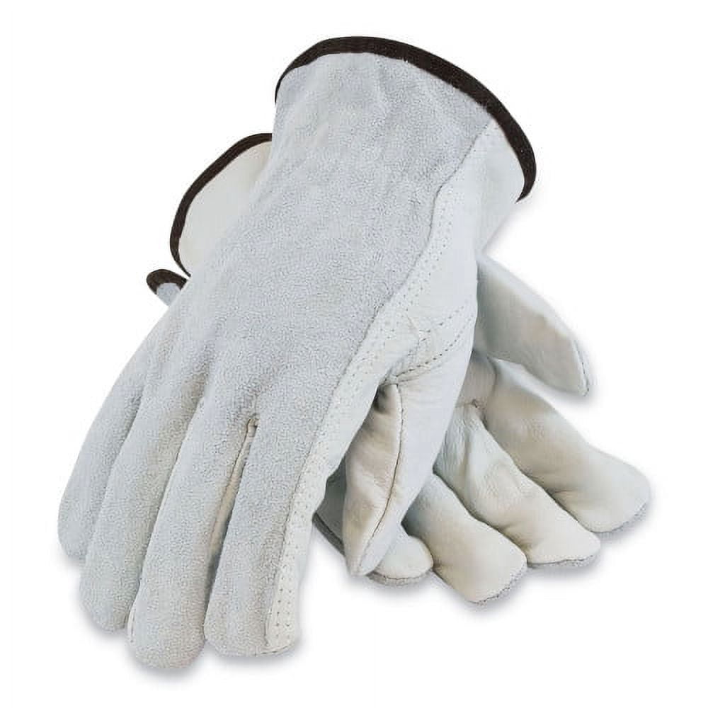 PIP Top-Grain Leather Drivers Gloves with Shoulder-Split Cowhide ...