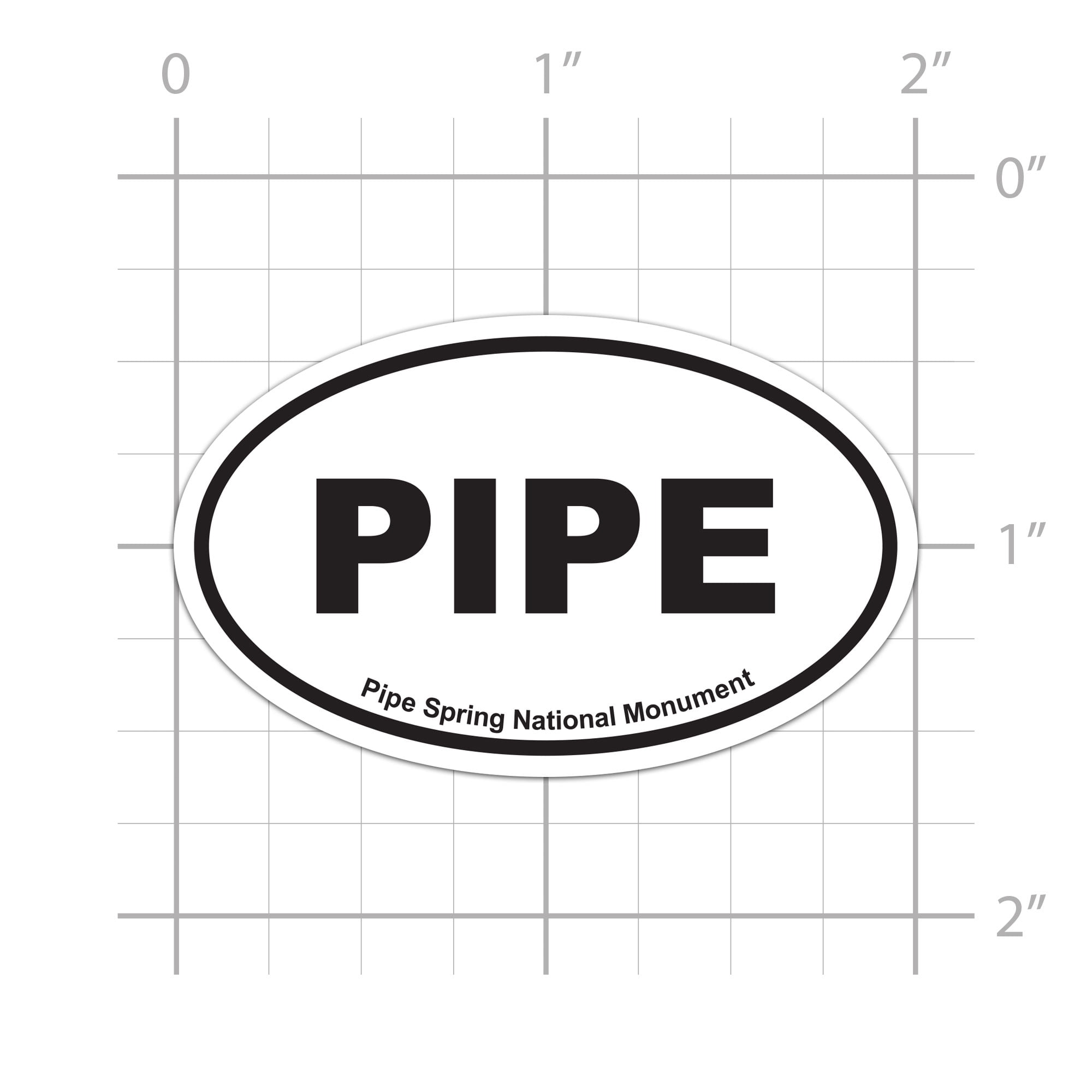 PIPE Pipe Spring National Monument Sticker for water bottle phone ...