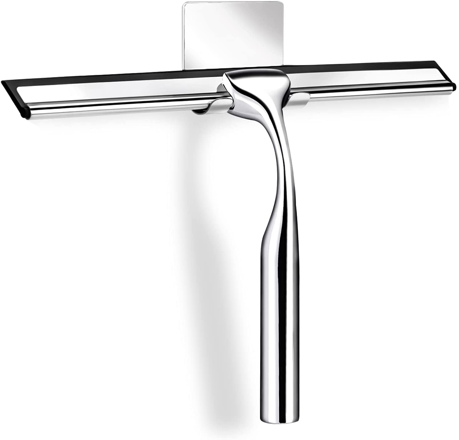 PIPETPET 12 Inch - Shower Squeegee for Glass & Tiles, Stainless Steel ...