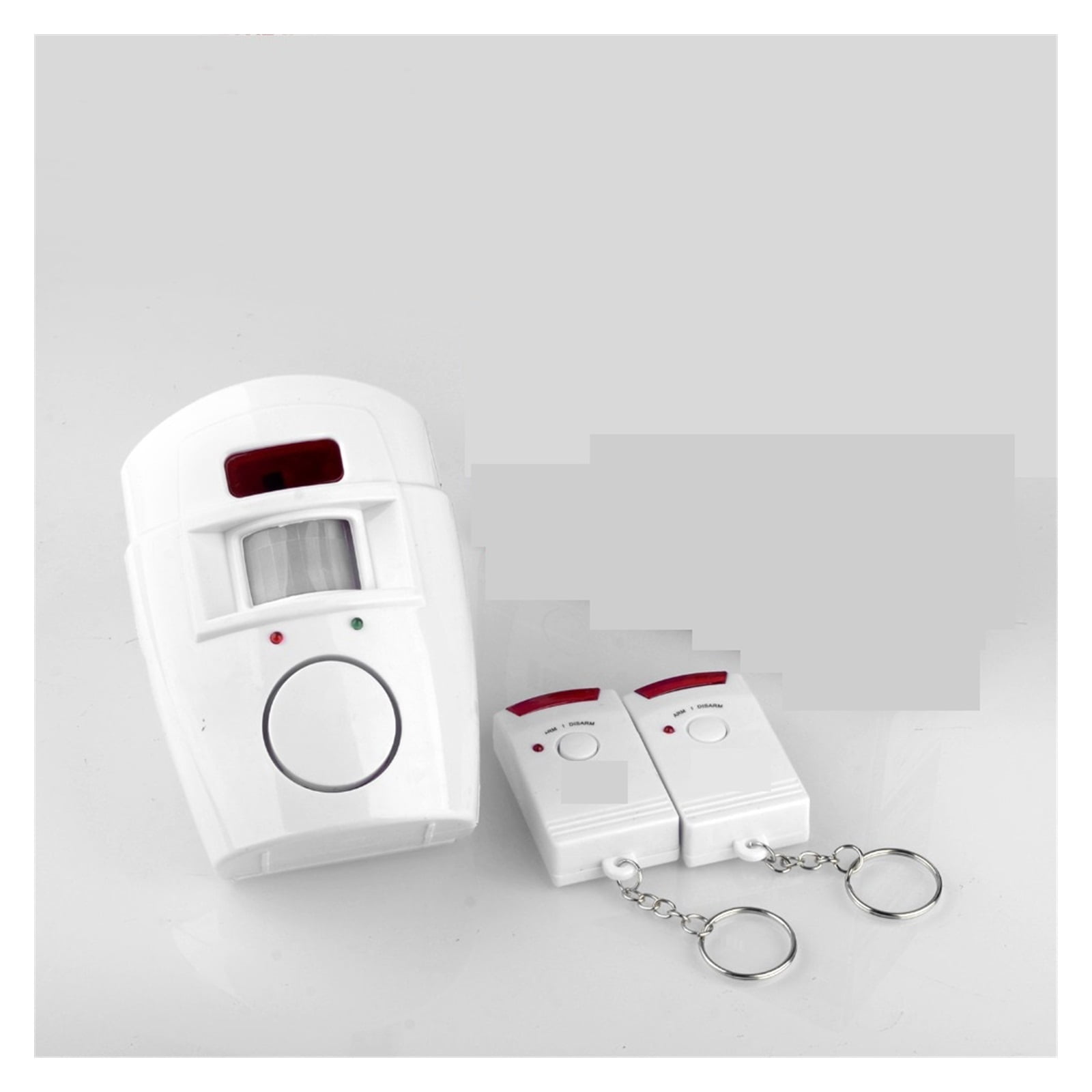 PIR Alarm System With Infrared Sensor, 2 Wireless Home Security Remote Controls, Burglar Alarm ...
