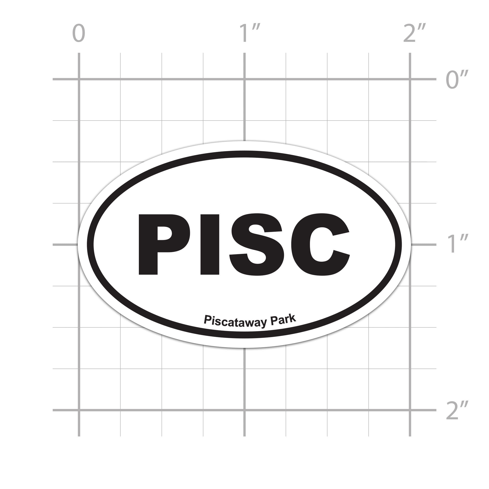 PISC Piscataway Park Sticker for water bottle phone tumbler hard ...
