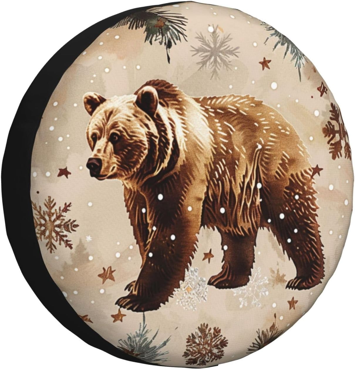 PISONIC Bear Spare Tire Cover Weatherproof Universal Wheel Protectors ...