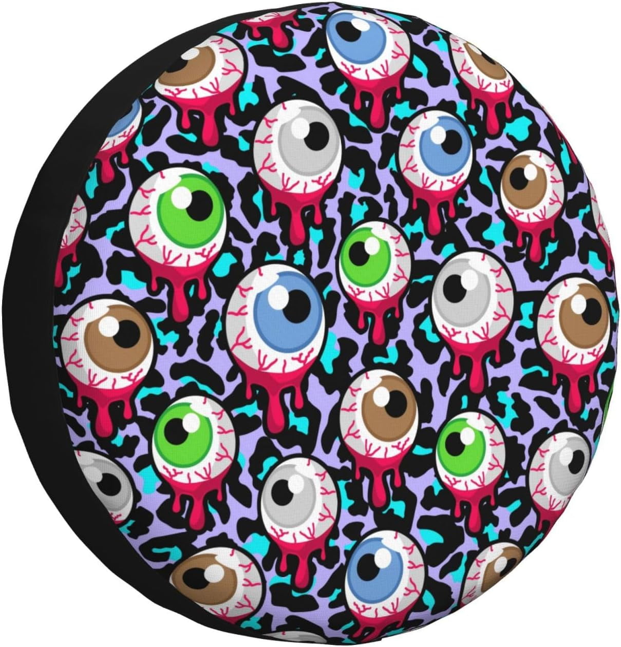 PISONIC Bloody Zombie Eyeballs Spare Tire Cover Weatherproof Universal ...