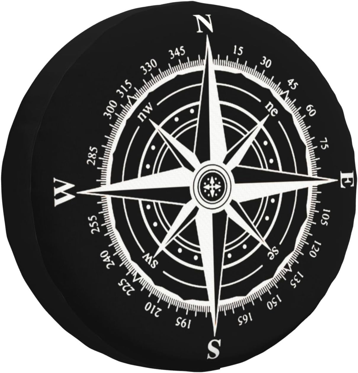 PISONIC Compass Spare Tire Cover Weatherproof Universal Wheel ...